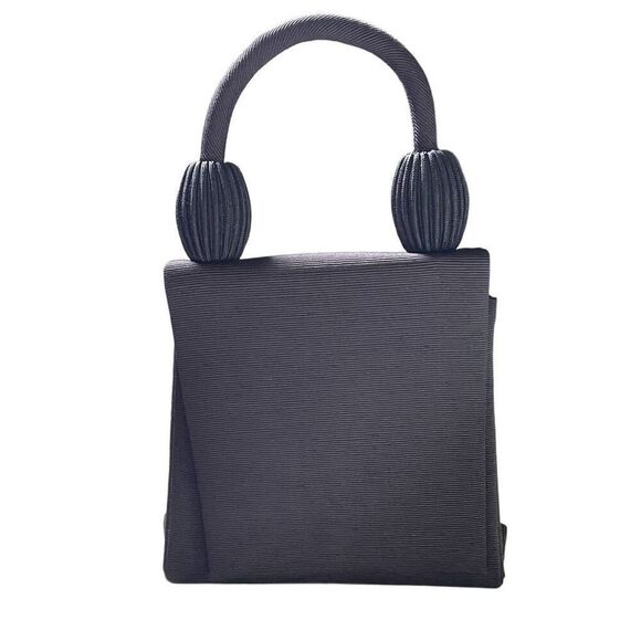 Vintage | Bags | Vintageart Deco Styled Top Handled Little Black Bag ...